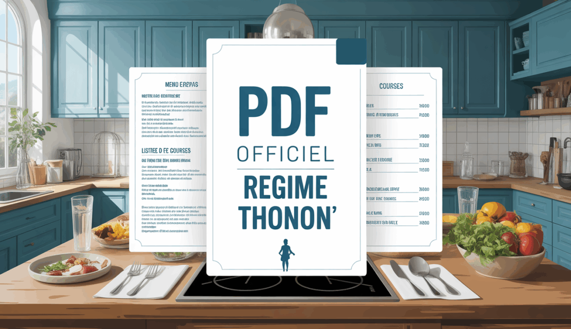 Régime Thonon PDF gratuit : menus détaillés et guide à impri